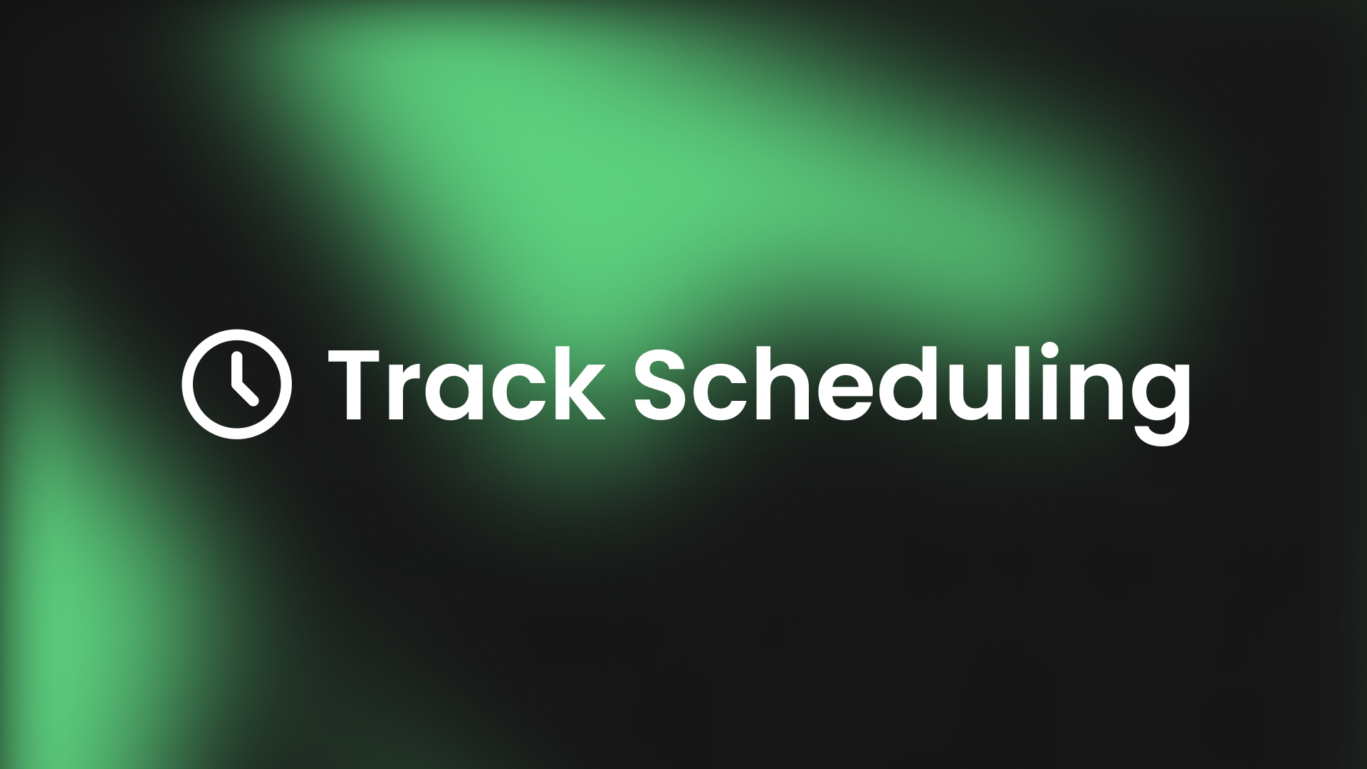 Track Scheduling - TrackRotate